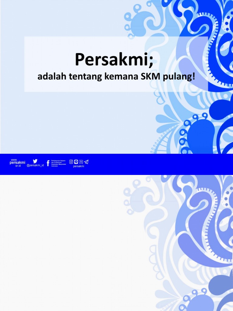 Form PPT Persakmi | PDF