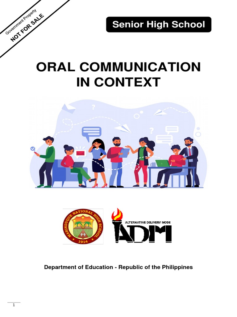 Oral Communication | PDF | Communication | Nonverbal Communication