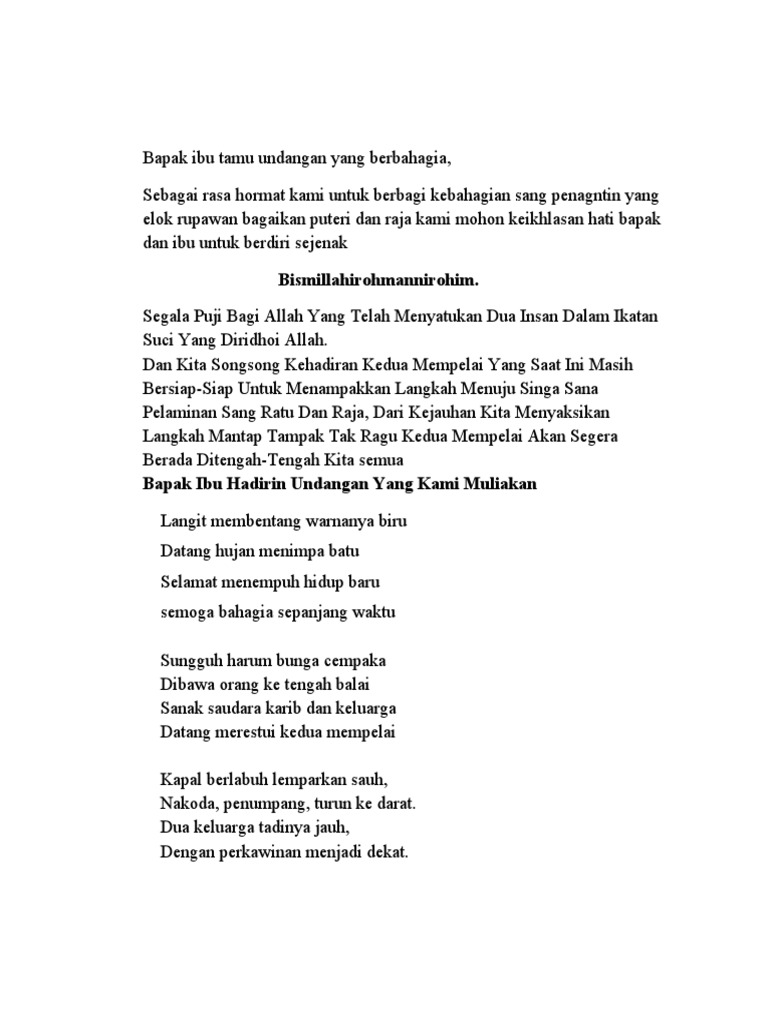 MC Teddy Dan Ria | PDF