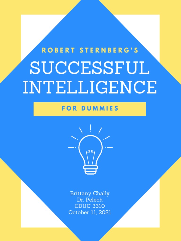 Robert Sternberg Successful Intelligence 1 Pdf Creativity
