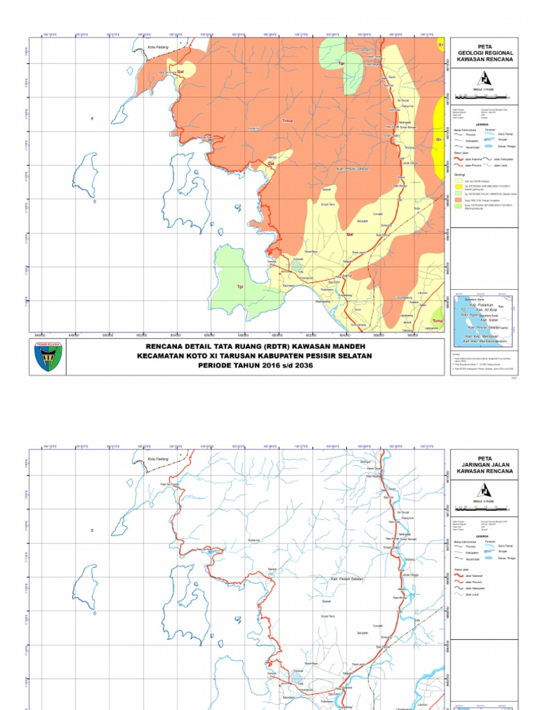 Peta Geologi Kawasan Mandeh | PDF