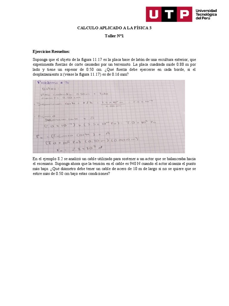 Taller N°1 - CAF3 | PDF