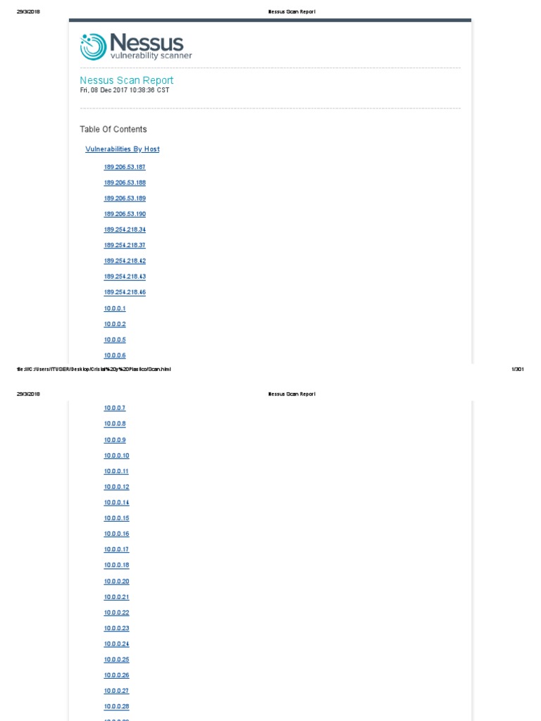 Nessus Scan Report | PDF | Transport Layer Security | Hypertext ...
