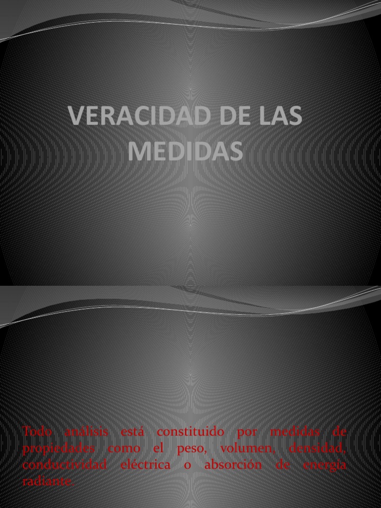 Veracidad de Las Medidas | PDF | Probabilidad | Distribución normal