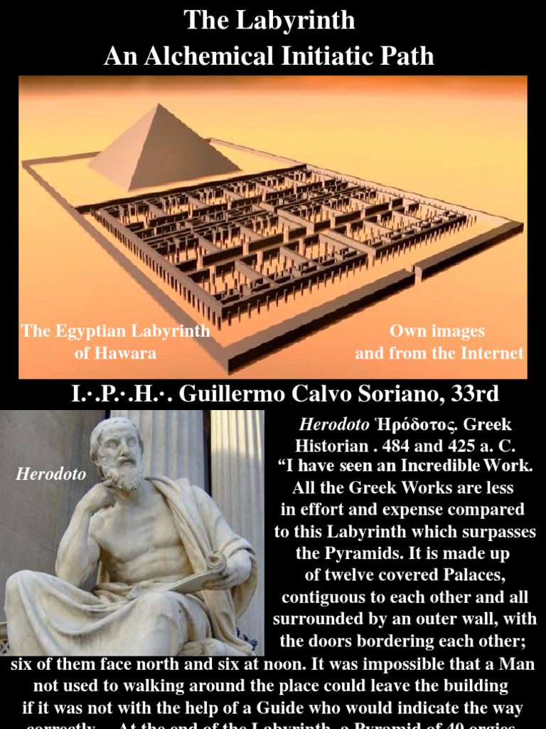 The Labyrinth An Alchemical Initiatic Path - Images | PDF | Labyrinth | Alchemy
