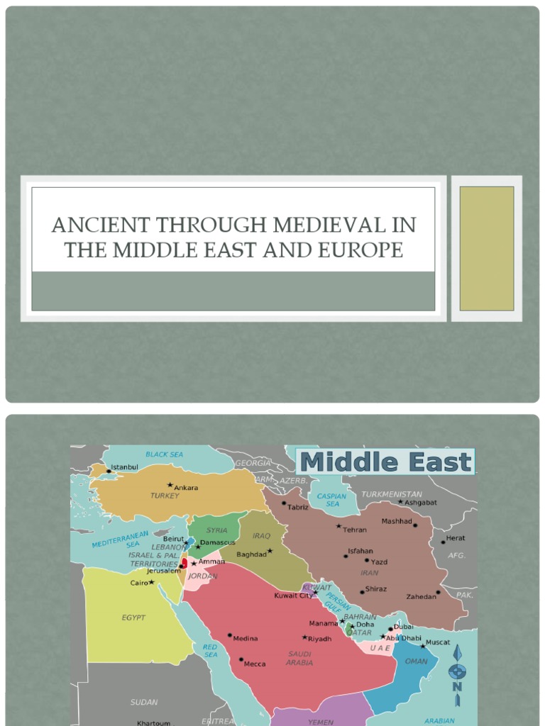 Ancient Through Medieval in The Middle East and Europe | PDF | Sumer ...