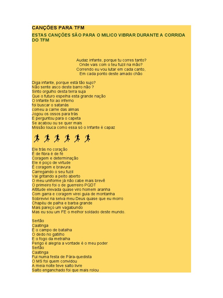 Cancoes para TFM Estas Cancoes Sao para | PDF | Mulher