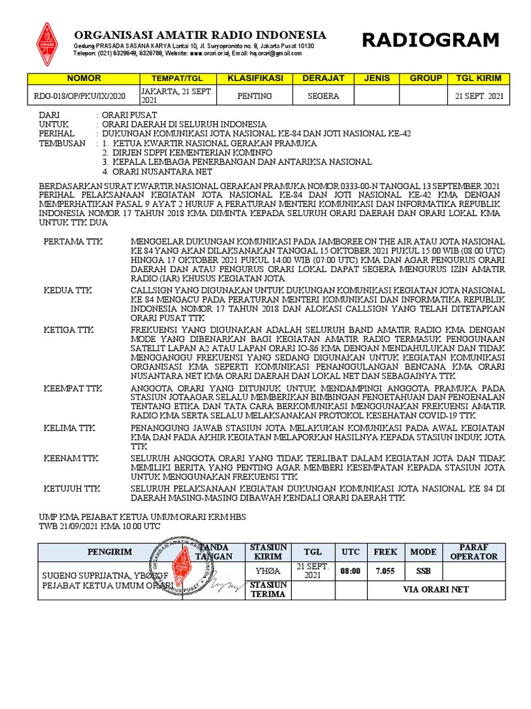 RDG-018 Dukom Jota 2021 | PDF