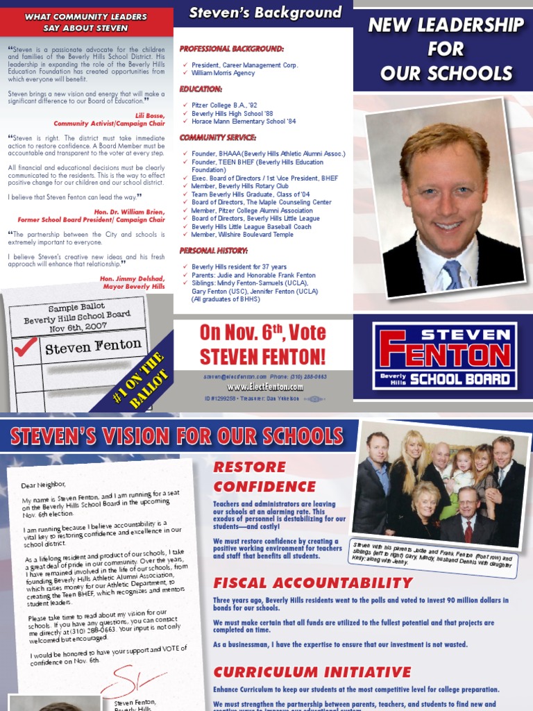 Beverly Hills School Board Vote | PDF