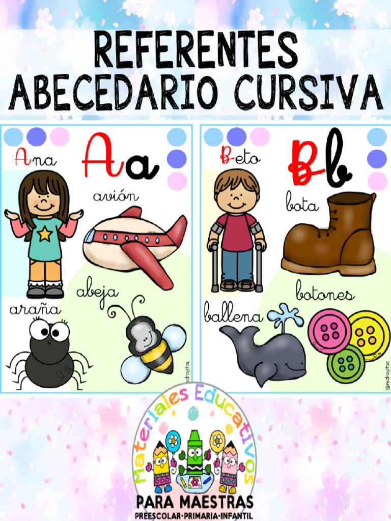 Abecedario en Letra Cursiva Recopilado | PDF