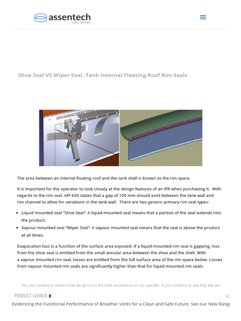 Assentech - IFR Shoe Seal VS Wiper Seal | PDF | Building Engineering