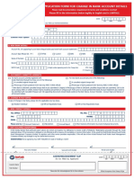 Change of Bank Details Declaration Form | PDF | Cheque | Banks