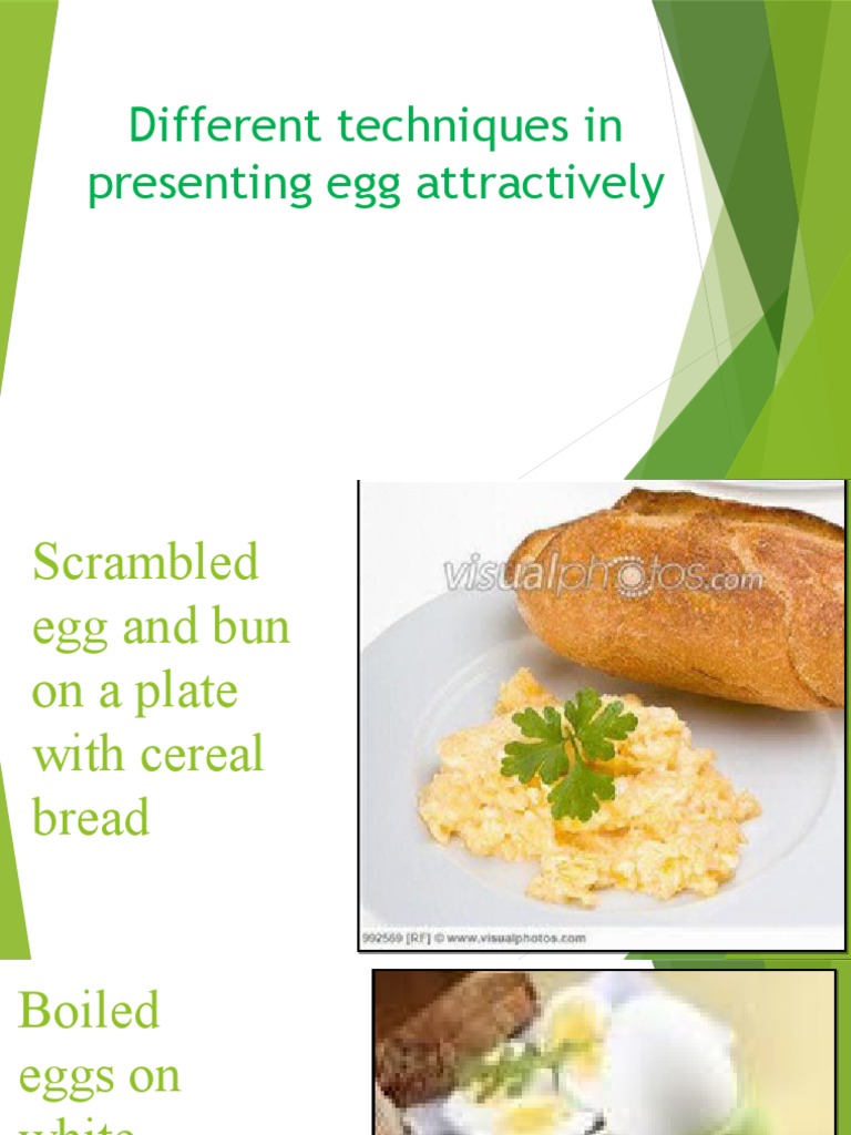 10 Techniques for Attractive Egg Presentation | PDF