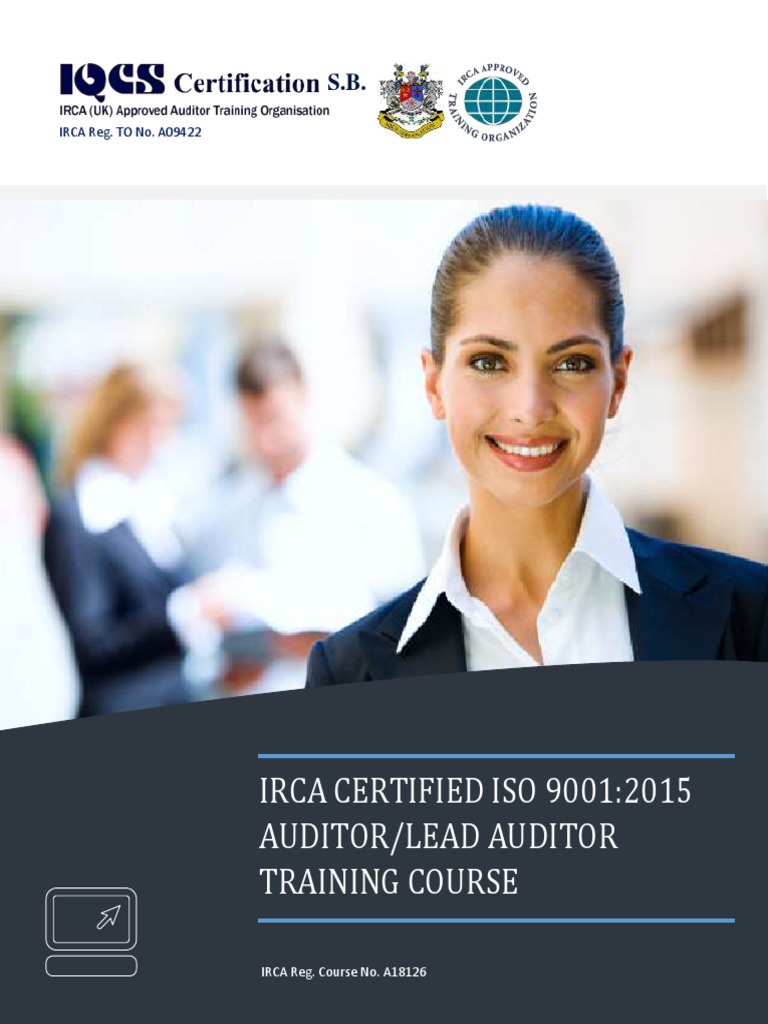 Irca Certified Iso 9001:2015 Auditor/Lead Auditor Training Course | PDF ...
