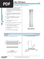 Airmaster Slot Diffuser | PDF | Duct (Flow) | Applied And Interdisciplinary Physics