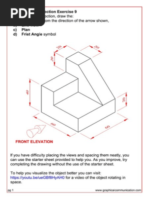 Orthographic Projection Exercises