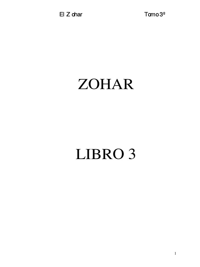 Zohar - Tomo III | PDF | Jacob | Moisés