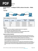 Taller 1 - Configuración de VLANs y Enlaces Troncales | PDF | Conmutador de red | Redes de ...