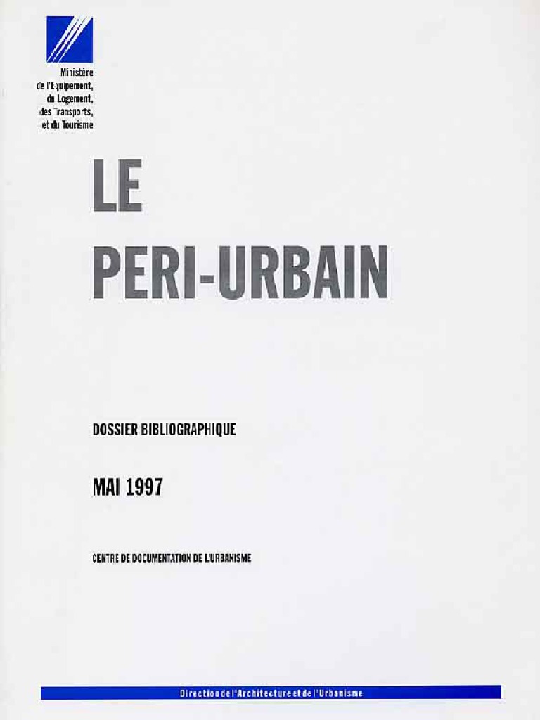 Le Peri-Urbain | PDF