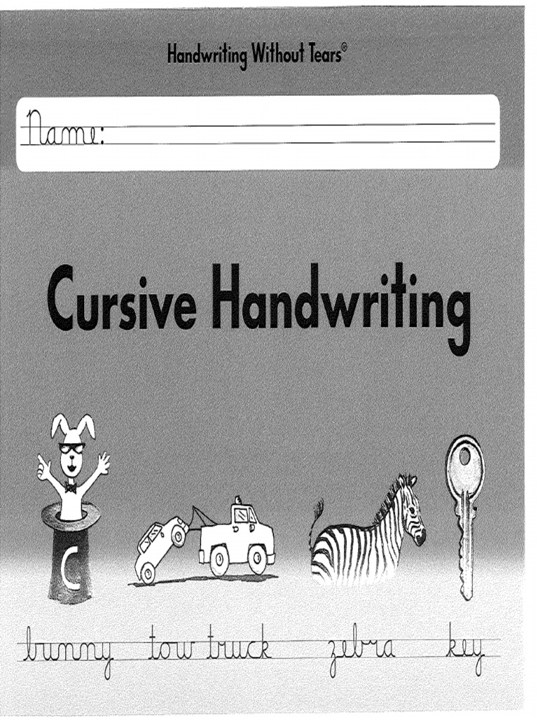 Handwriting Without Tears | PDF