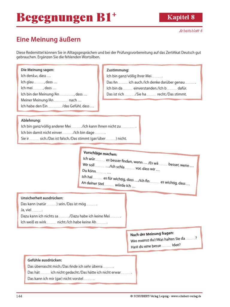 b1 Arbeitsblatt Kap8-06 | PDF