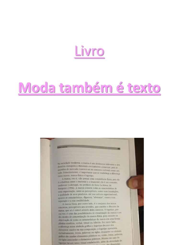 Llivro - Moda Também É Texto | PDF