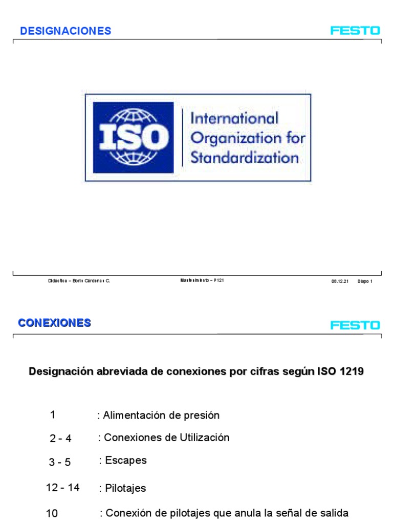Iso 1219-1 | PDF | Neumática | Ingeniería mecánica