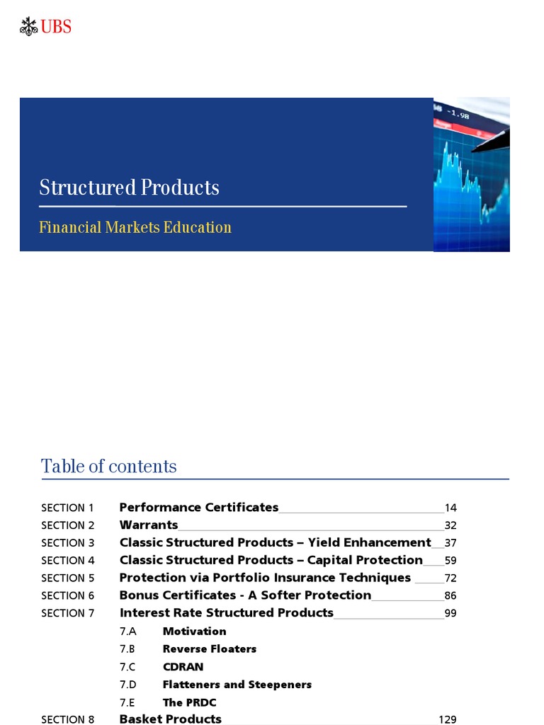 Structured Products | PDF | Warrant (Finance) | Option (Finance)