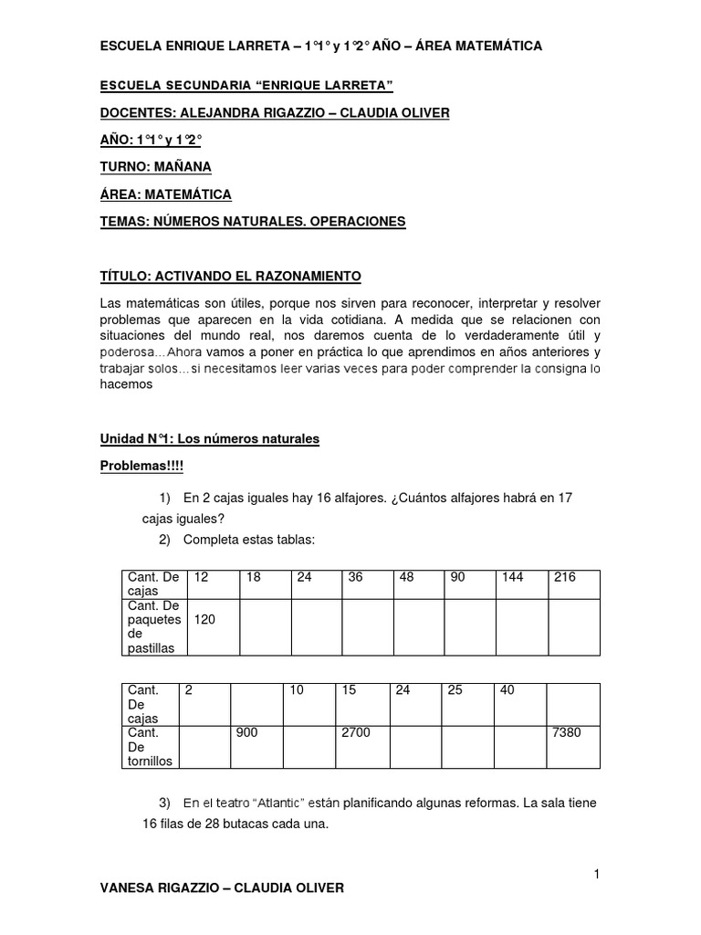 Cue700093700 - Esc Secundaria - Enrique Larreta - Matem Tica - B Sico ...