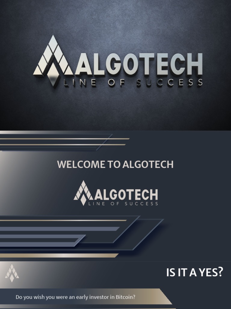 Algotech Business Presentation | PDF | Cryptocurrency | Economies