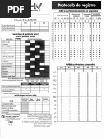 Protocolo Wisc IV | PDF | Psicología Educacional | Inteligencia