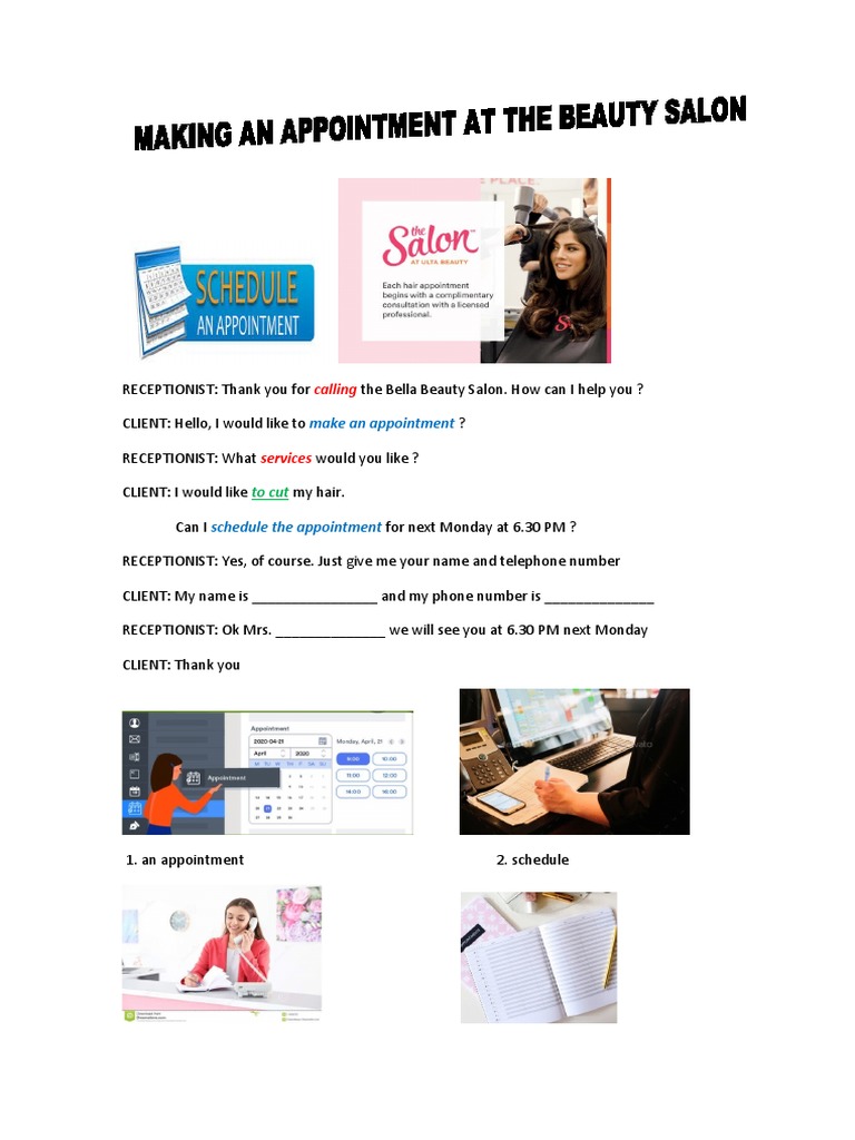 Bella Salon Appointment Guide | PDF