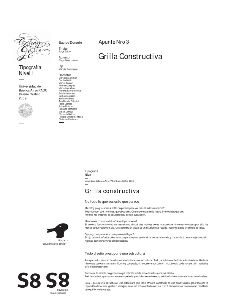 Grilla Constructiva en Tipografía | PDF | Diseño gráfico | Tipografía