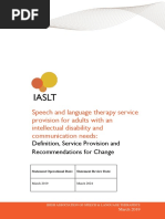 Speech Therapy for Adults with Disabilities | PDF | Disability ...