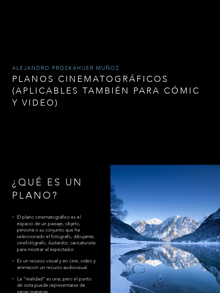 Planos Cinematograficos | PDF