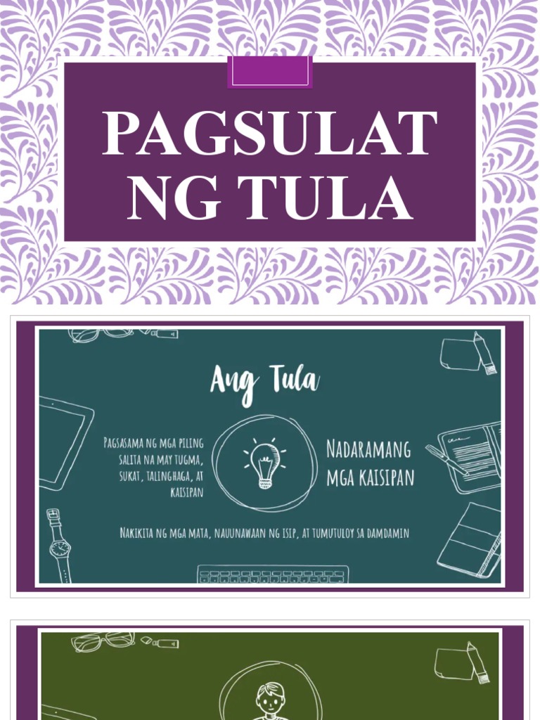Pagsulat NG Tula | PDF
