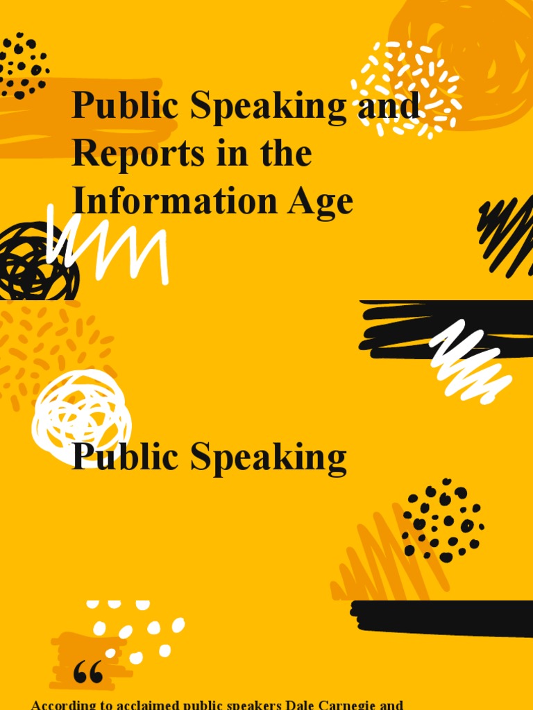History of Public Speaking | PDF