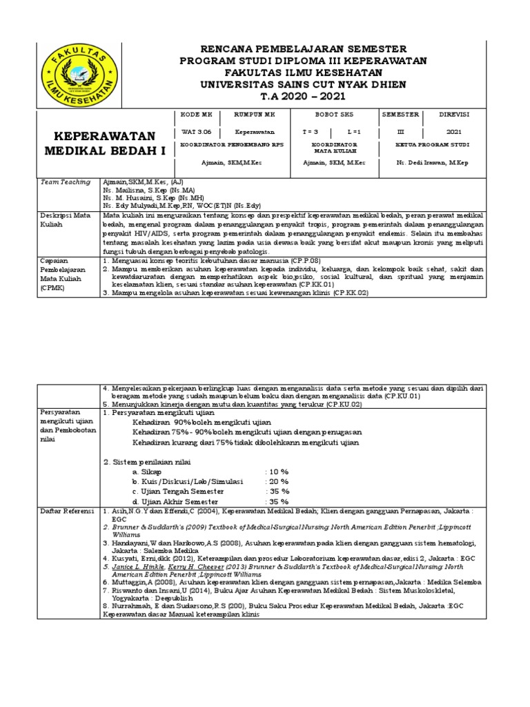 RPS KMB I 2021 | PDF
