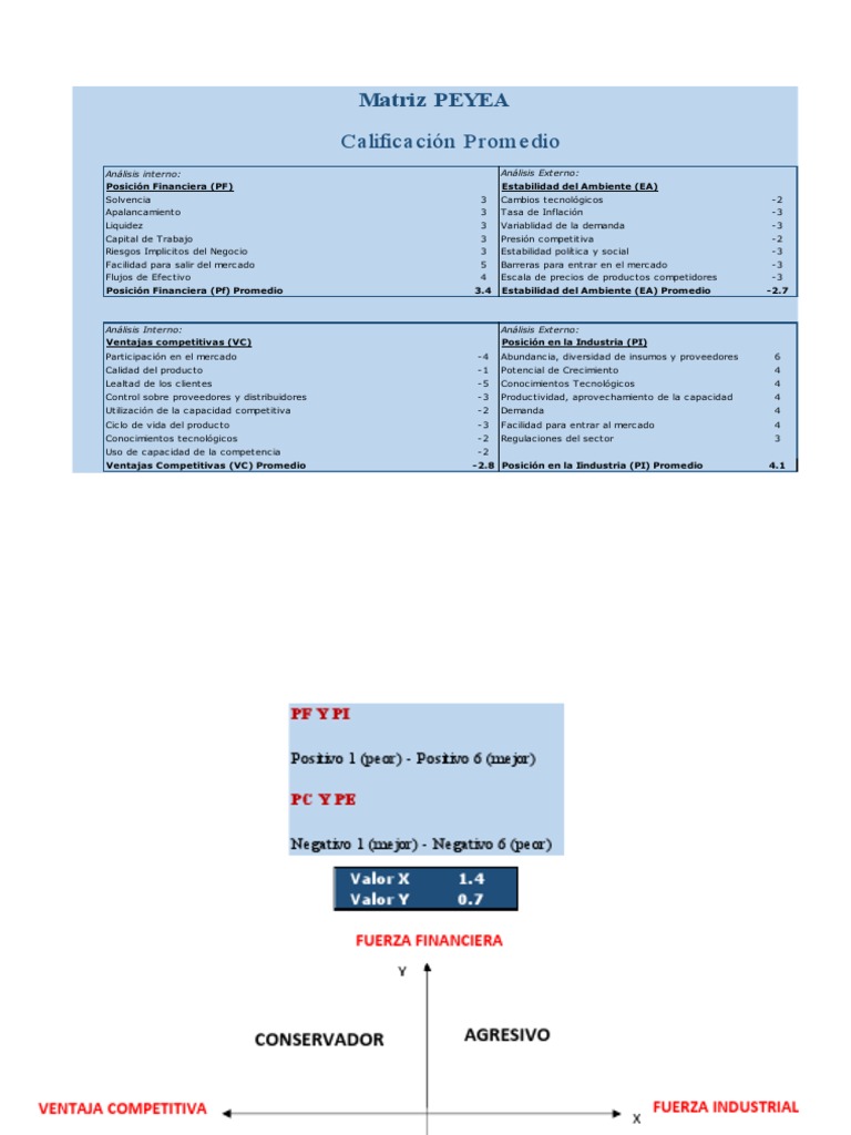 Matriz Peyea | PDF | Economias | Business