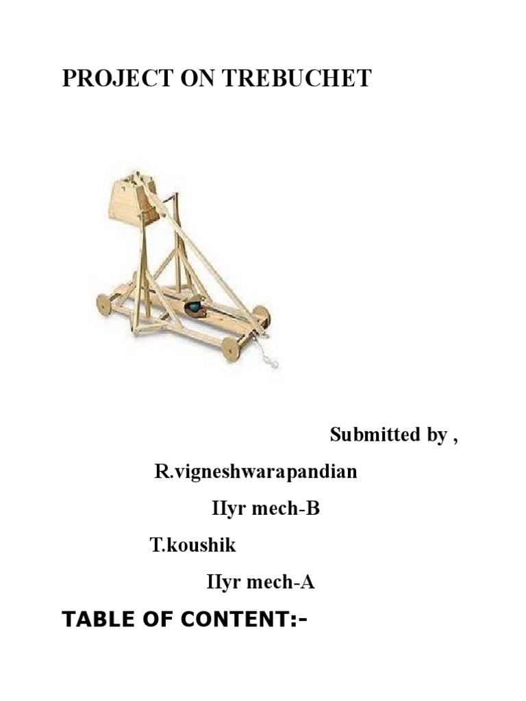 Trebuchet Project Overview and Design | PDF | History