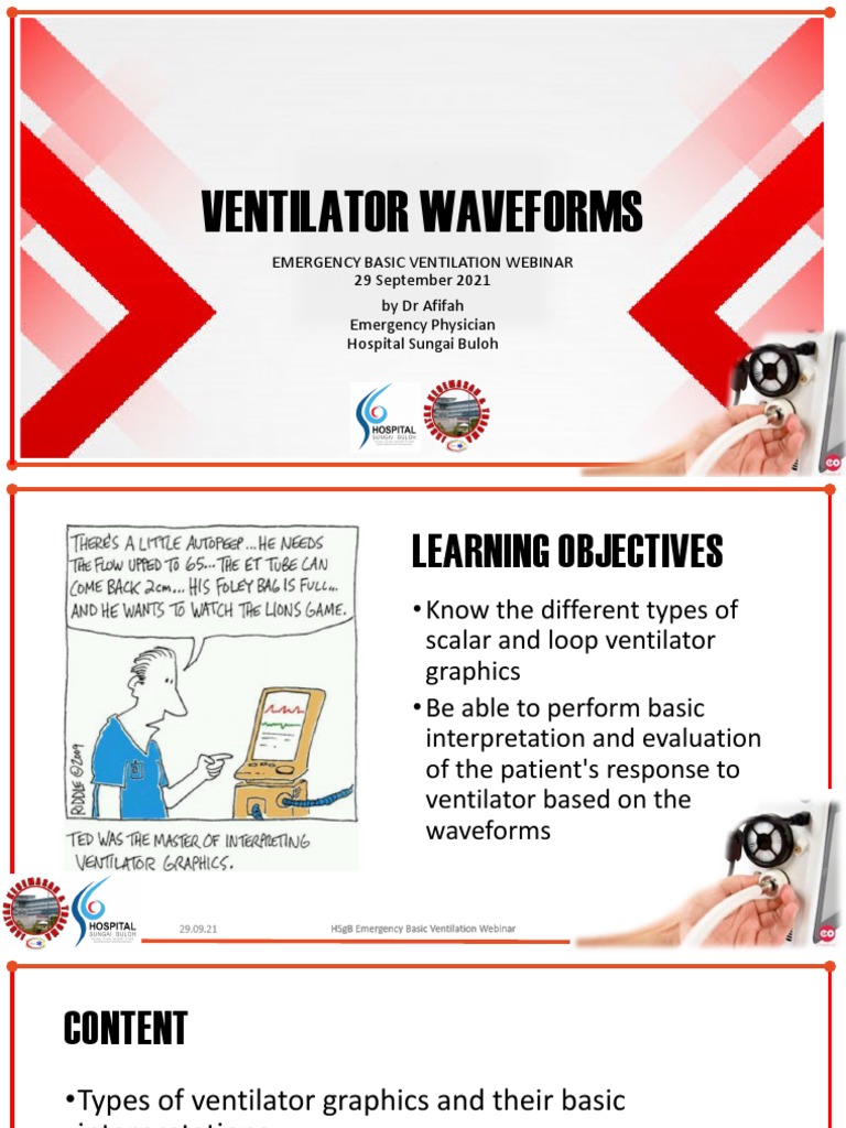 Ventilator Waveforms | PDF | Exhalation | Breathing