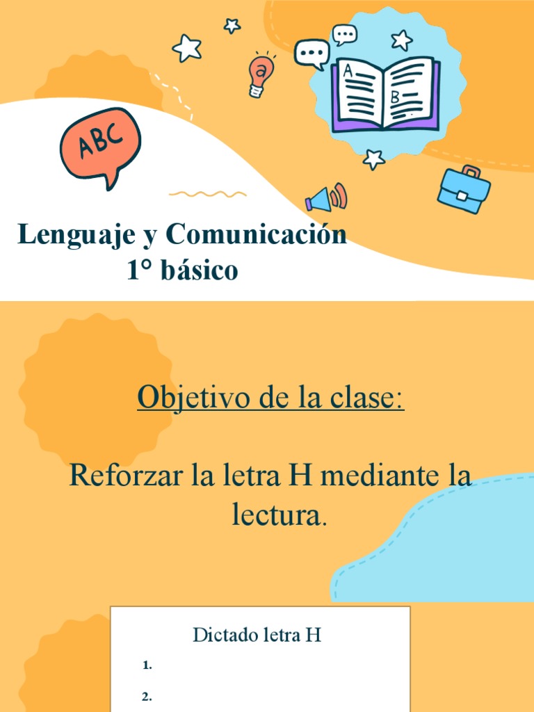 Lectura y dictado de la letra H | PDF