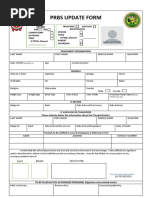 PRBS Pensioner Update Form | PDF