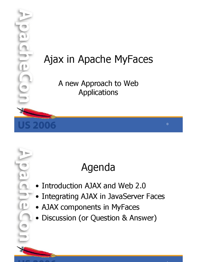 Ajax in Apache Myfaces: A New Approach To Web Applications | PDF | Ajax (Programming) | Java ...