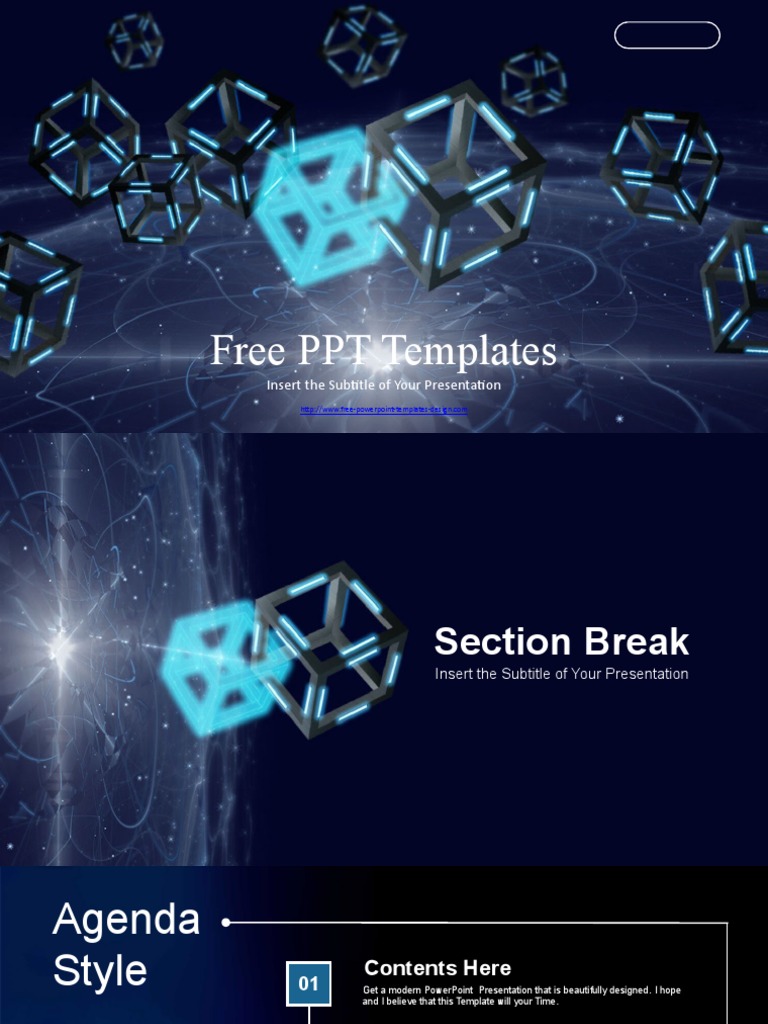 Free PPT Templates: Insert The Subtitle of Your Presentation | PDF ...