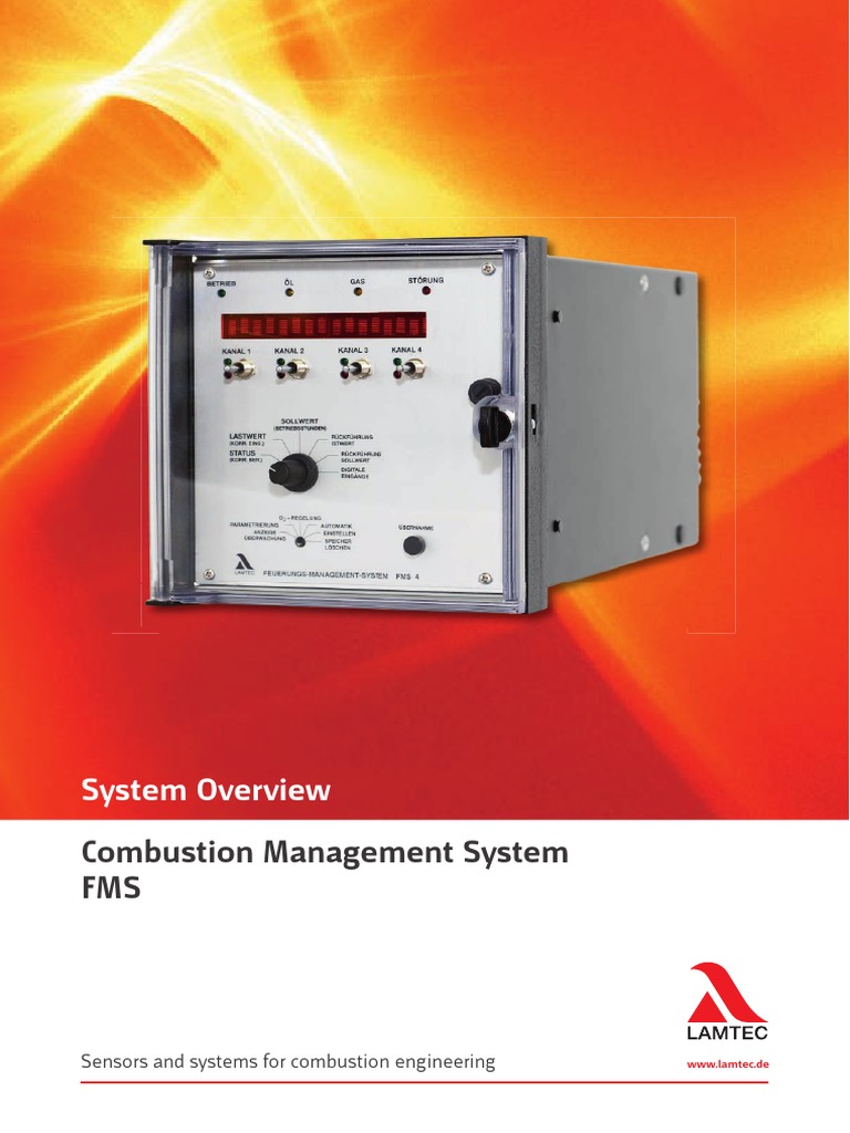 FMS Lamtec Manual | PDF | Input/Output | Combustion