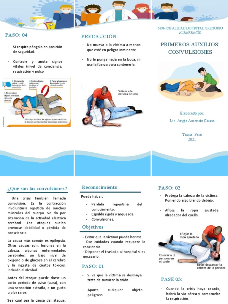 Guía básica sobre primeros auxilios para convulsiones | PDF | Enfermedades y trastornos humanos ...