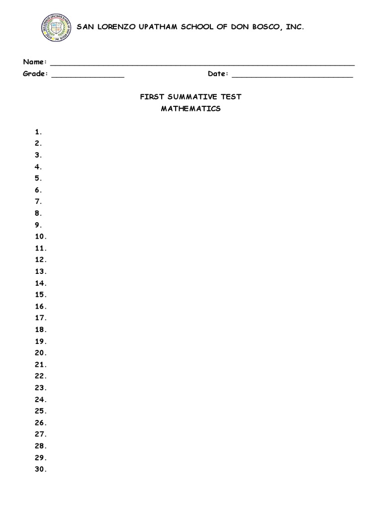 Format Answer Sheet | PDF