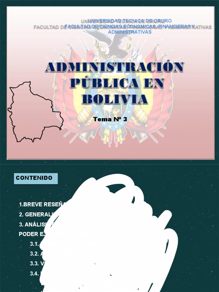Tema 3 Adminstración Pública en Bolivia - Presentación | PDF | Estado (política ...