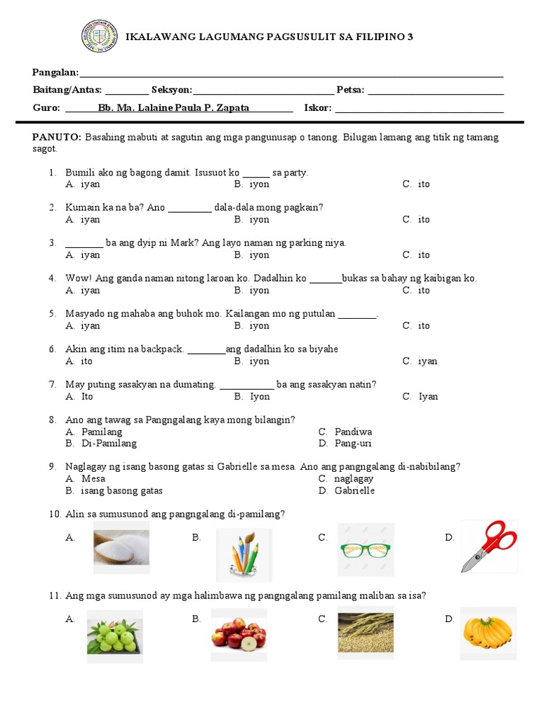 Filipino 3 | PDF